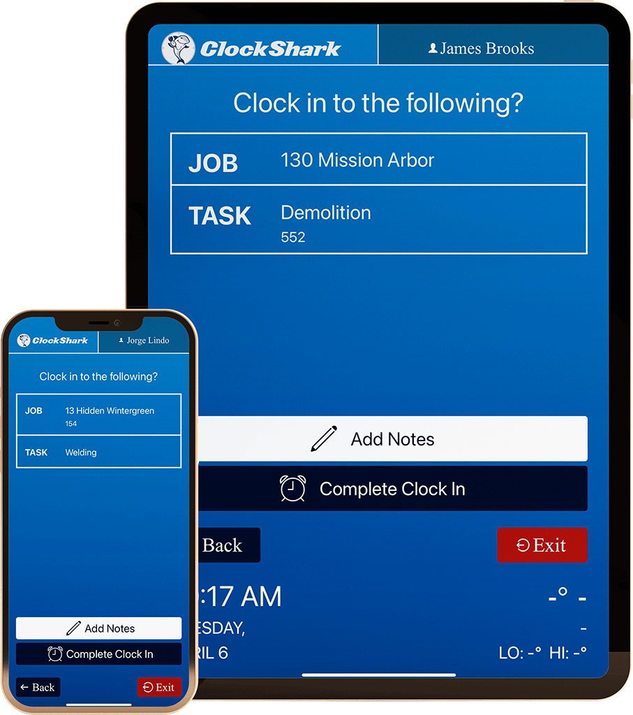 Let Multiple Employees Clock In And Out From A Single Mobile Device Let Multiple Employees Clock In And Out From A Single Mobile Device