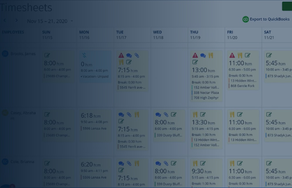 Reviewing and Approving Timesheets in ClockShark