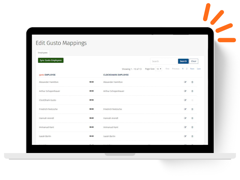 ClockShark and Gusto Time-Tracking Integration | ClockShark