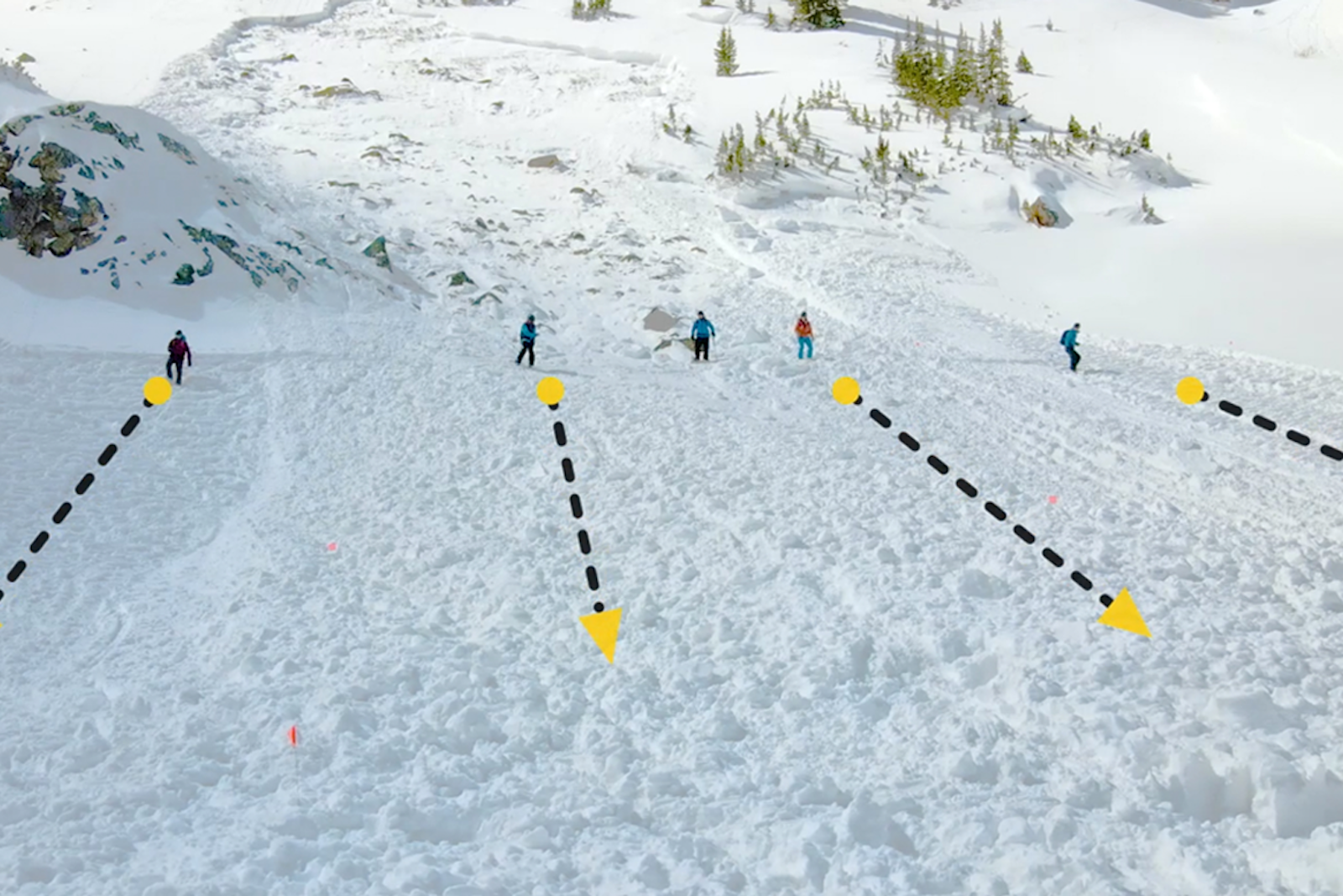 Avalanche rescue techniques: How to Group Search with your backcountry ...