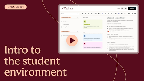 Video Tutorials | Cadmus