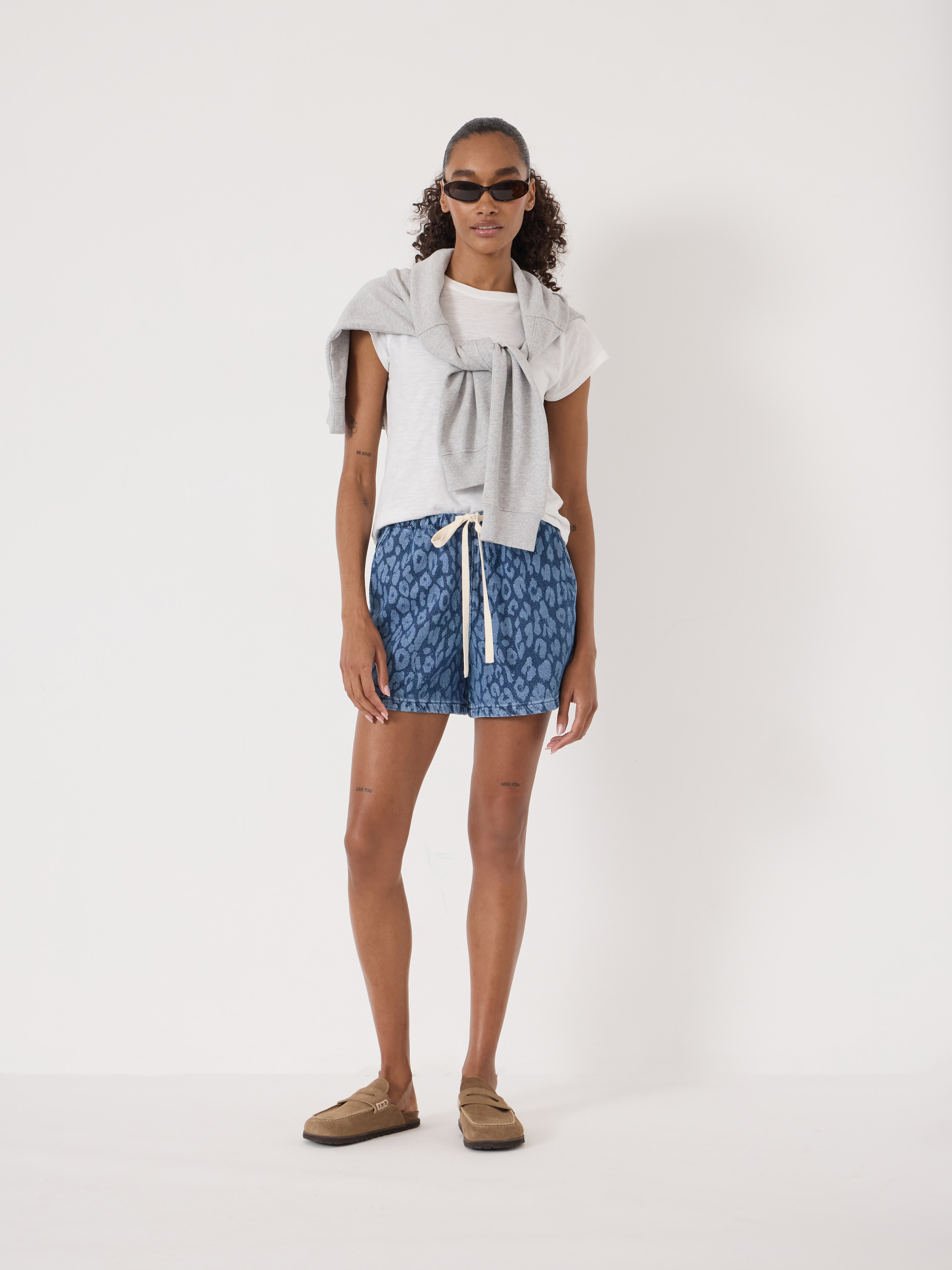 Betty Supersoft Denim Shorts | Mid Blue | hush