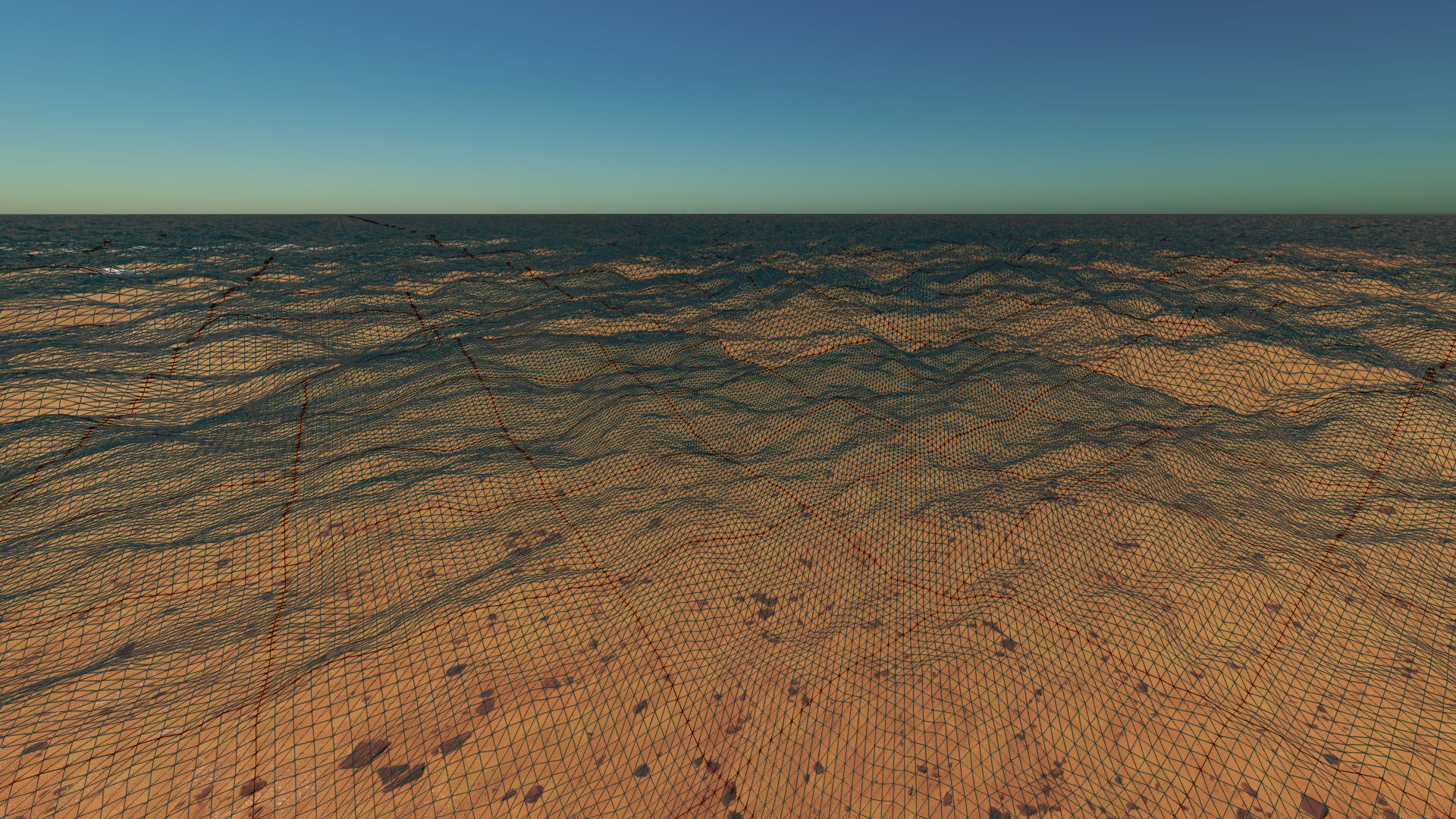 Ocean Rendering on a Planetary Scale