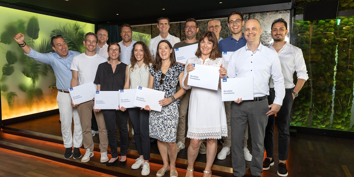 Zertifikatsfeier CAS AI in Finance HWZ