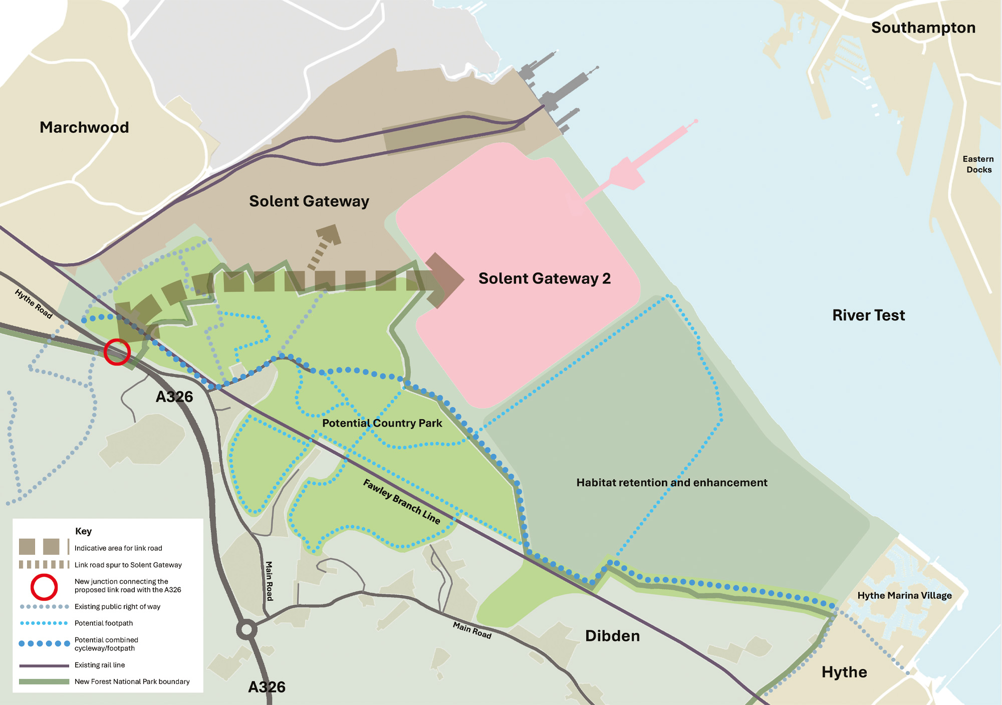 The proposed site - Solent Gateway 2