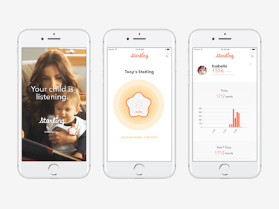 Starling App - The Early Education Wearable