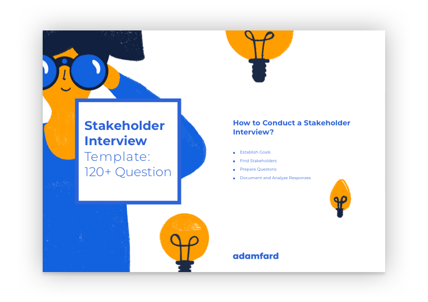 Free Stakeholder Interview Questions Template | Adam Fard Studio