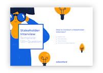 Guide to Stakeholder Interviews: Understand Your Clients (Free Template)