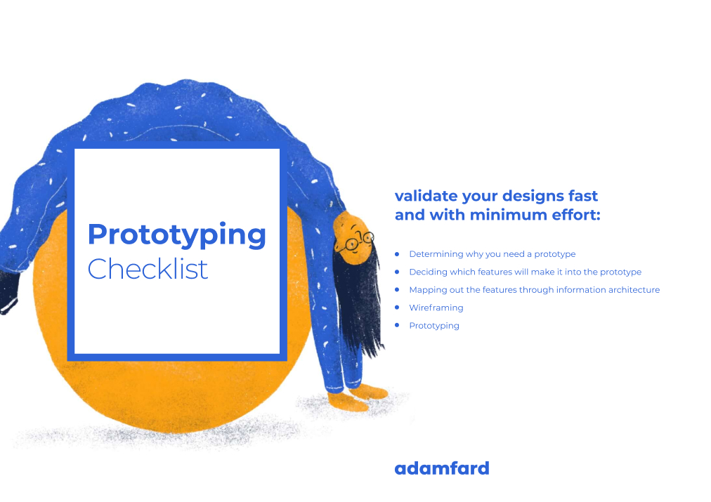 Prototyping in UI/UX Design - Free Checklist | Adam Fard Studio