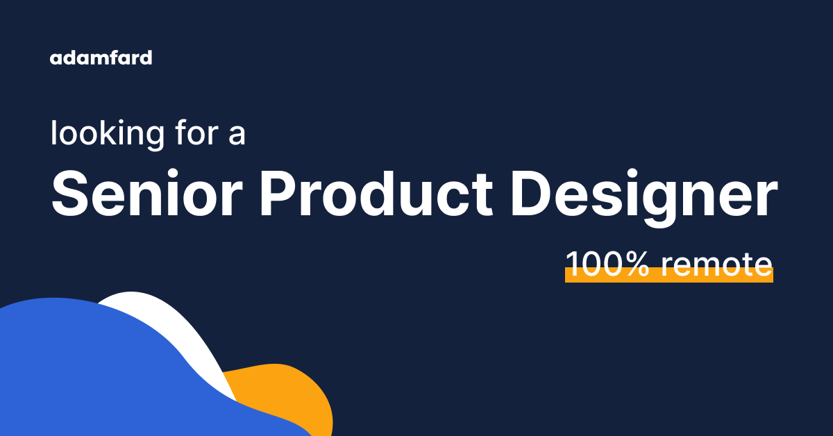 Senior UI UX Designer Job - Full-Time - Remote