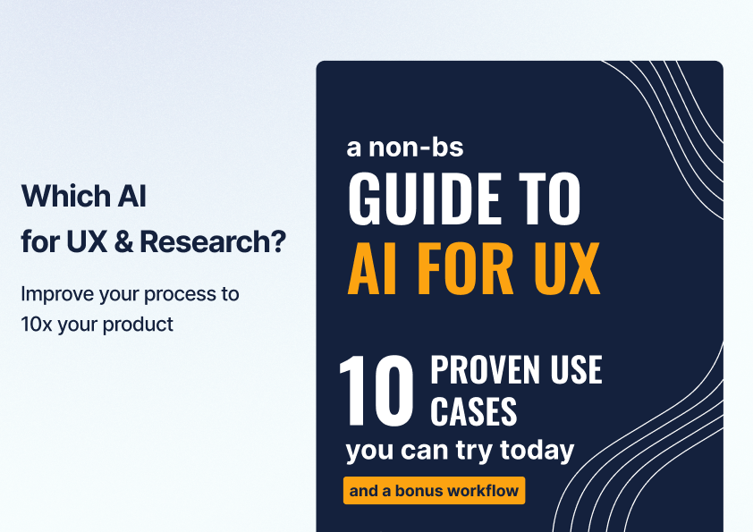 AI for UX: 10 proven use cases