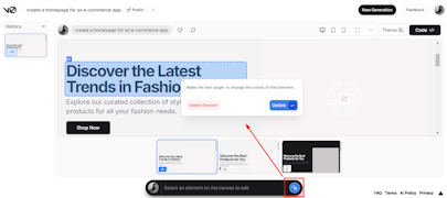 Comparing UX Pilot and V0.dev