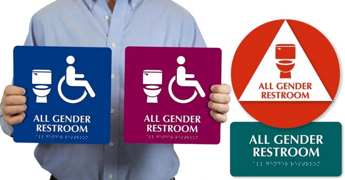 All Gender Restroom Signs | hues