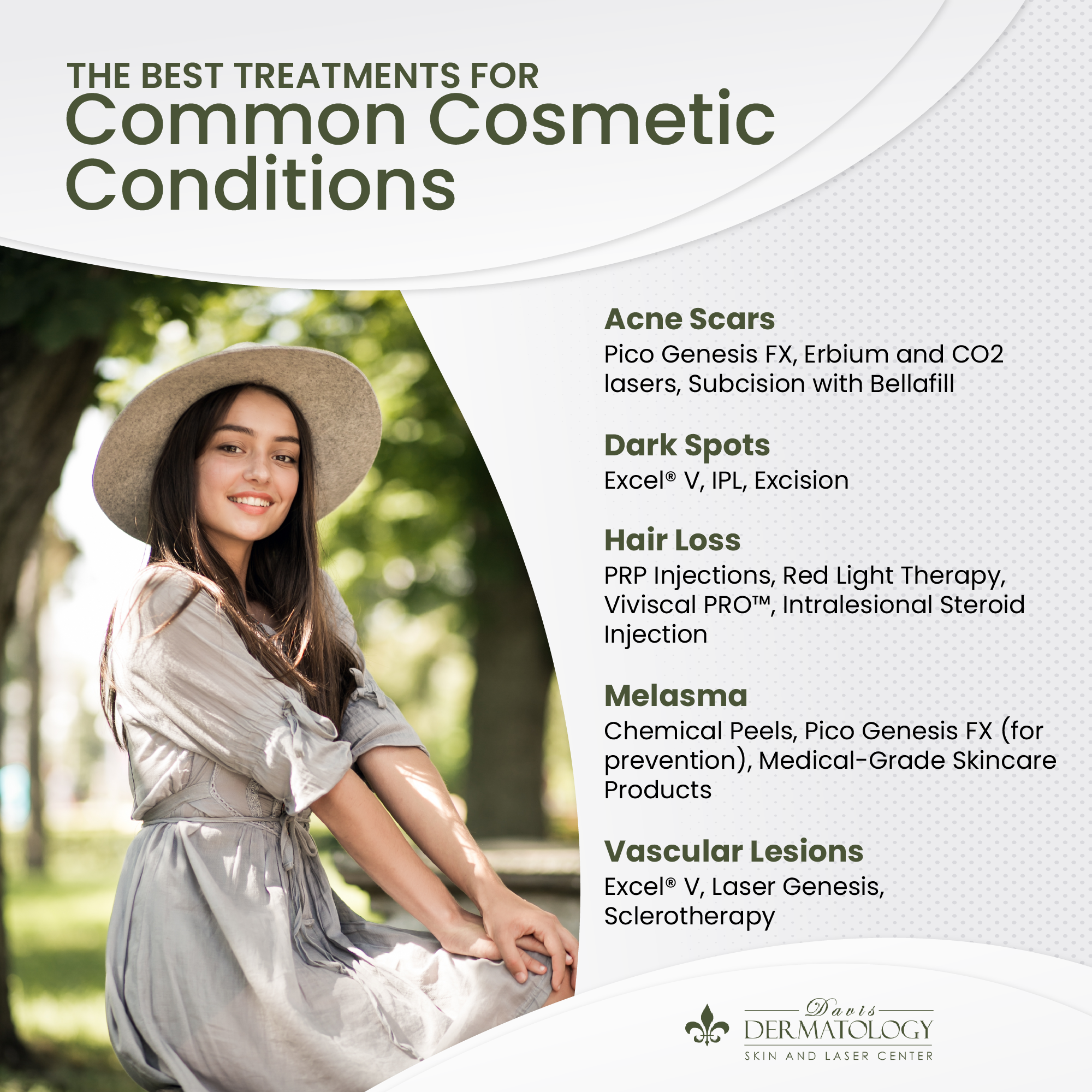The Best Treatments for Common Cosmetic Conditions [Infographic ...