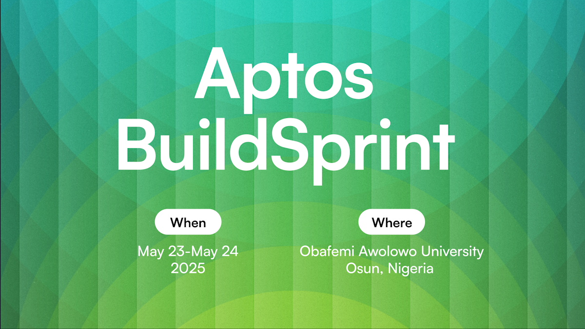 Aptos BuildSprint, OAU | Aptos Network
