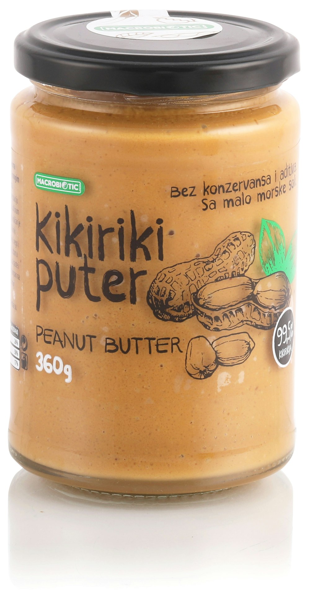 Kikiriki puter 360 g - Bio Špajz zdrava hrana