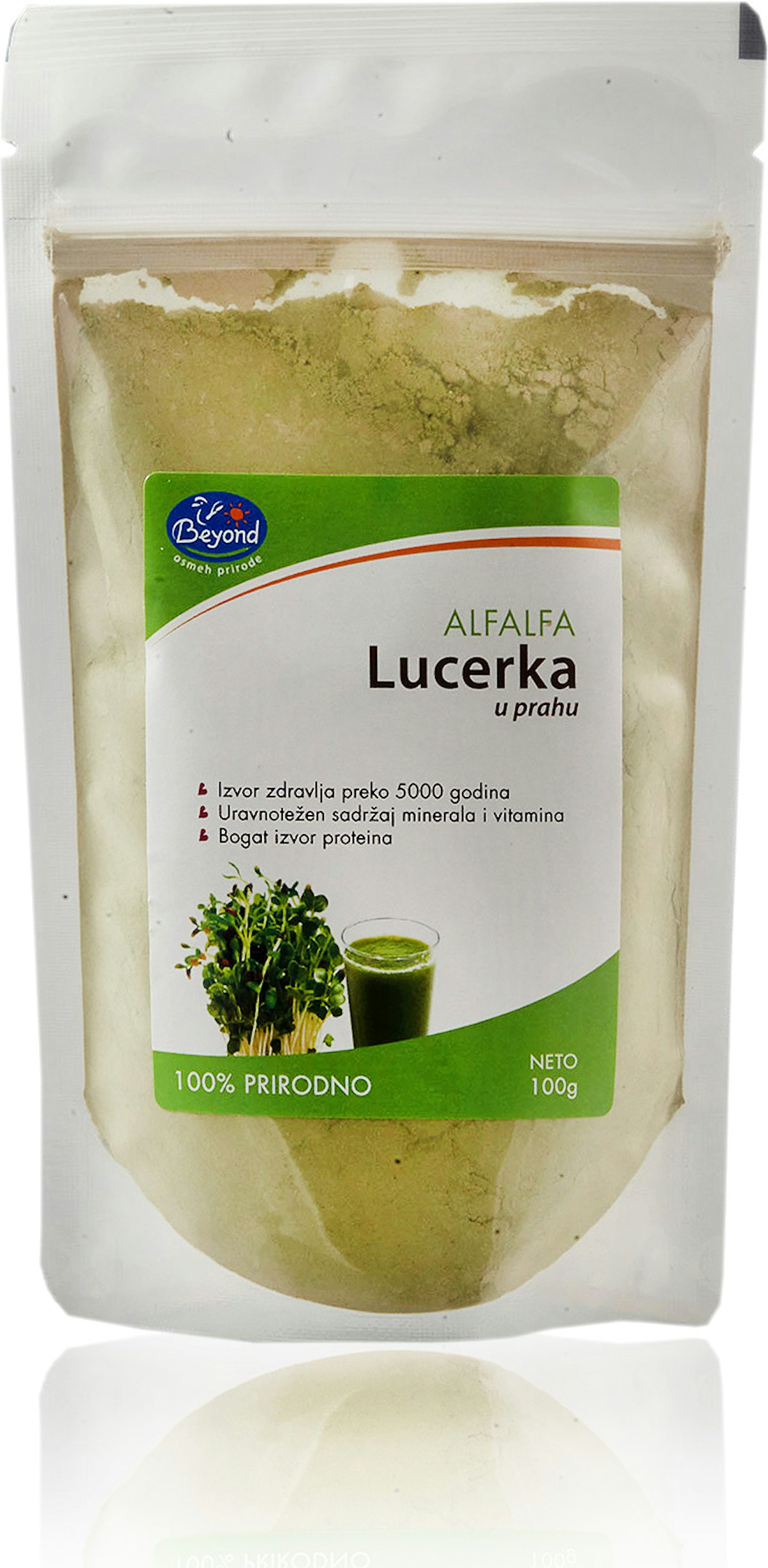 Alfalfa lucerka u prahu 100 g - Bio Špajz zdrava hrana