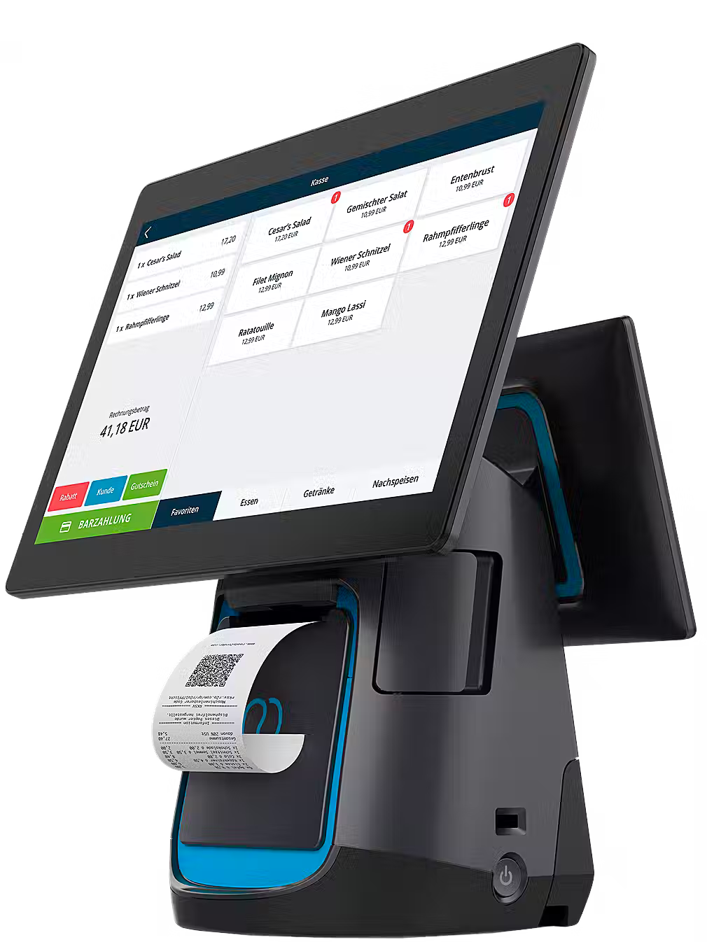 readyMax: Das Kassenterminal mit Drucker und Kundendisplay