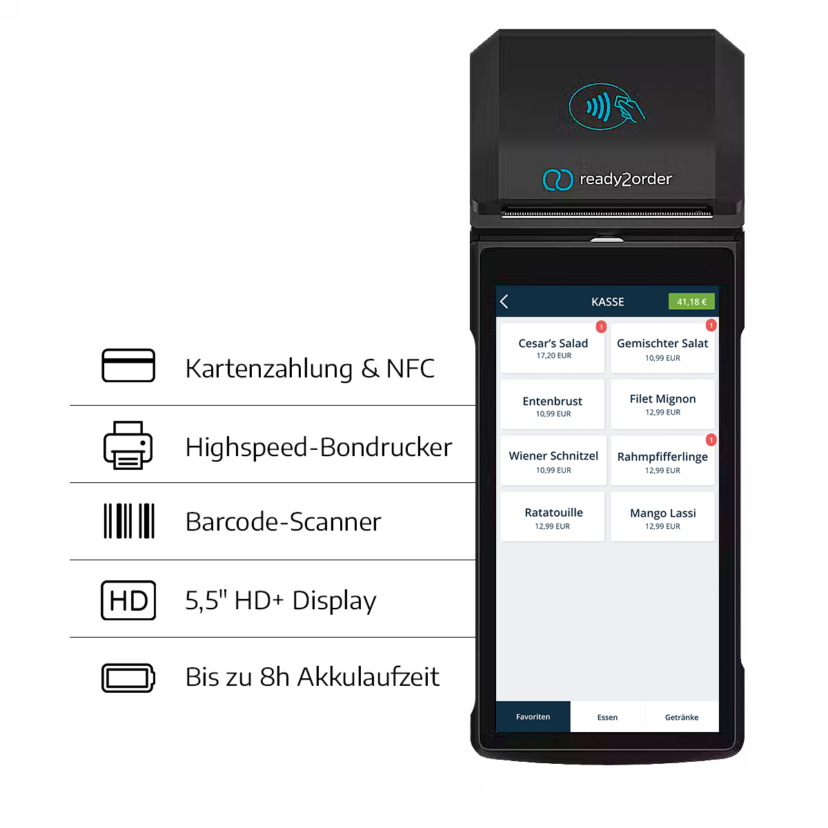 readyGo: Die mobile Kasse mit Kartenleser und Drucker