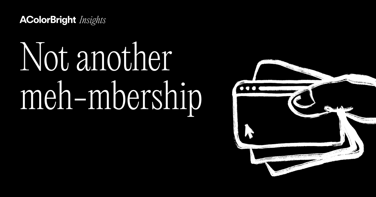Designing a membership program that stands out