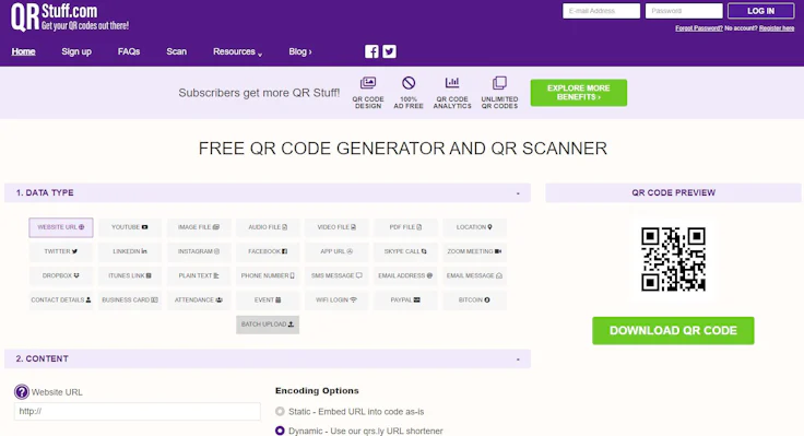 4 étapes pour créer un QR code gratuitement