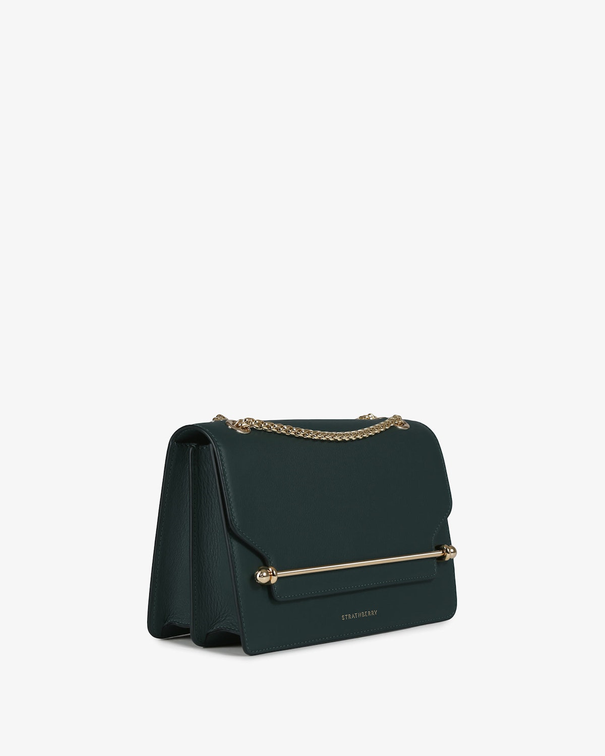 Strathberry - East/West - Crossbody Leather Handbag - Green | Strathberry