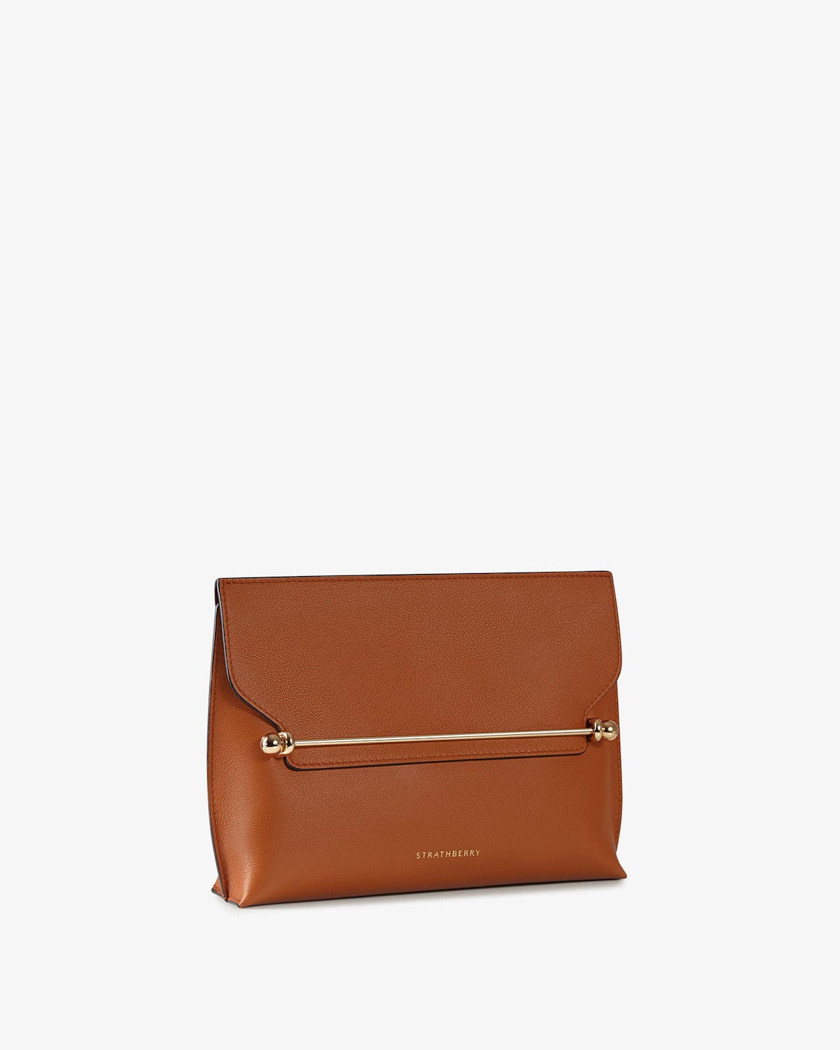 Strathberry - Stylist - Crossbody Leather Clutch - Tan | Strathberry