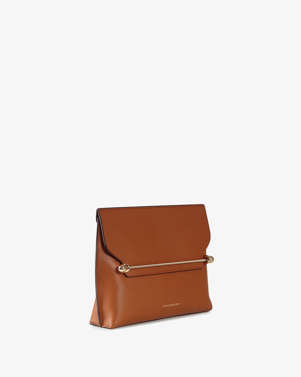 Strathberry - Stylist - Crossbody Leather Clutch - Tan | Strathberry