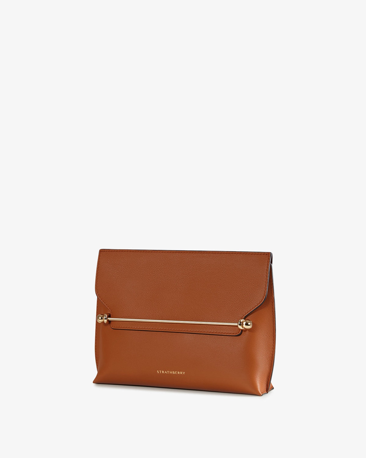 Strathberry - Stylist - Crossbody Leather Clutch - Tan | Strathberry