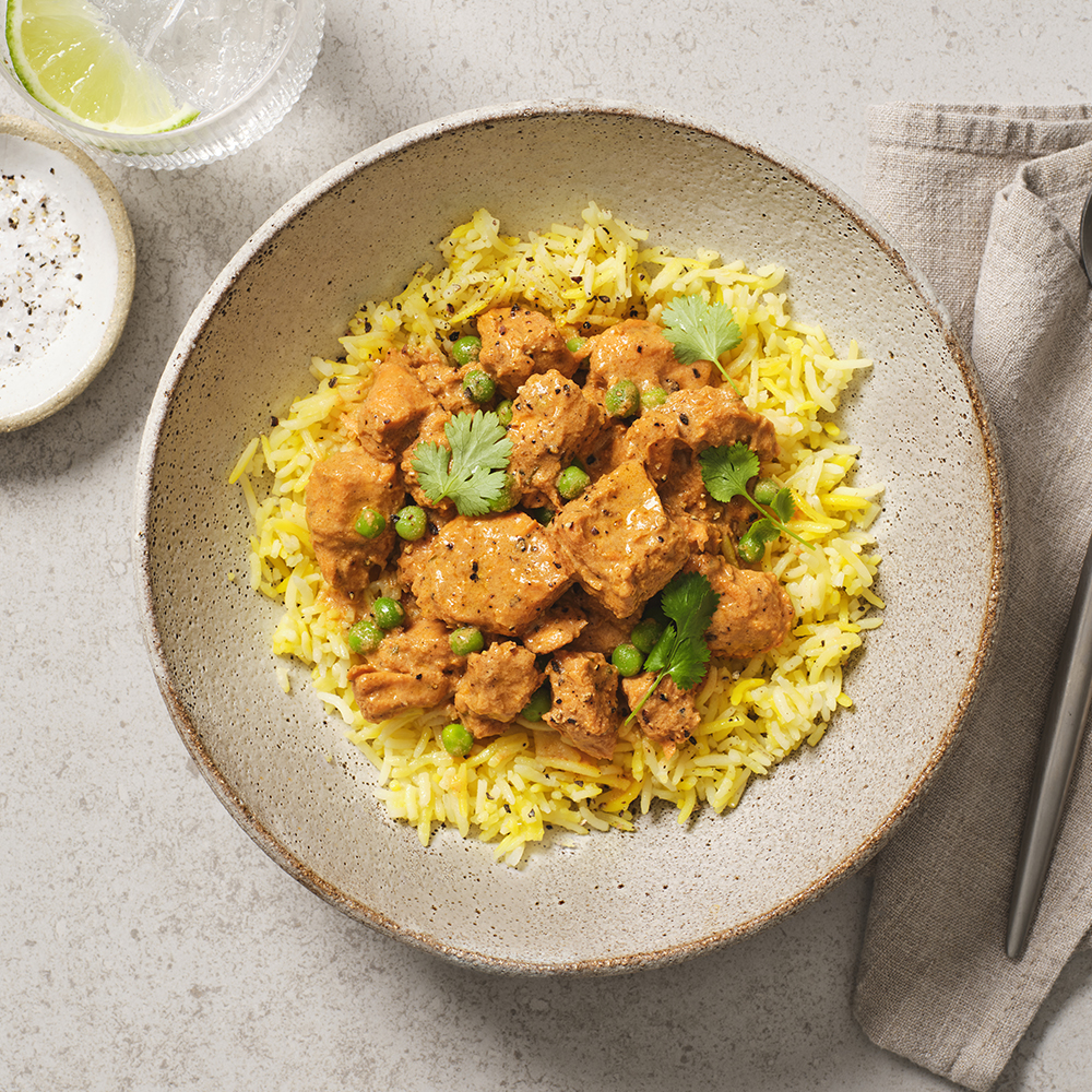 Creamy Butter Chicken with saffron rice | Chefgood