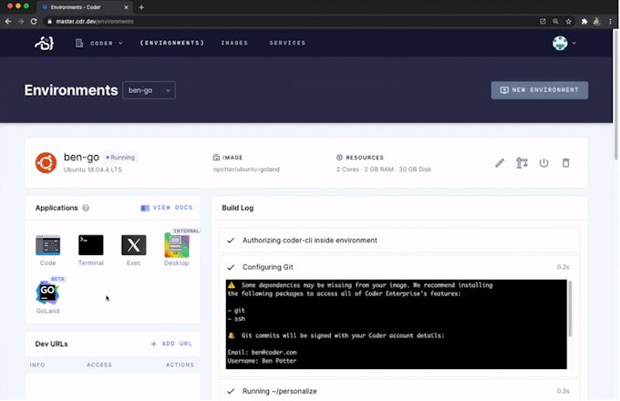 Coder v1.13: JetBrains Projector, Default Images, code-server 3.6.2 Coder v1.13: JetBrains Projector, Default Images, code-server 3.6.2