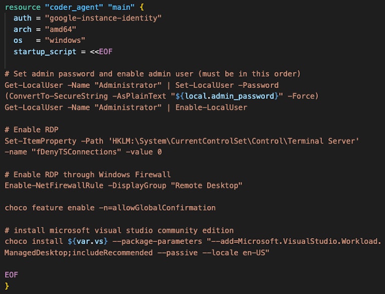 Microsoft Windows & Visual Studio in Coder - Blog - Coder Microsoft Windows & Visual Studio in Coder - Blog - Coder