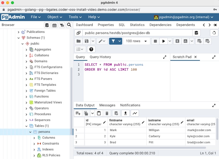 Running Postgresql Dbeaver And Pgadmin Containers In Coder Blog Coder