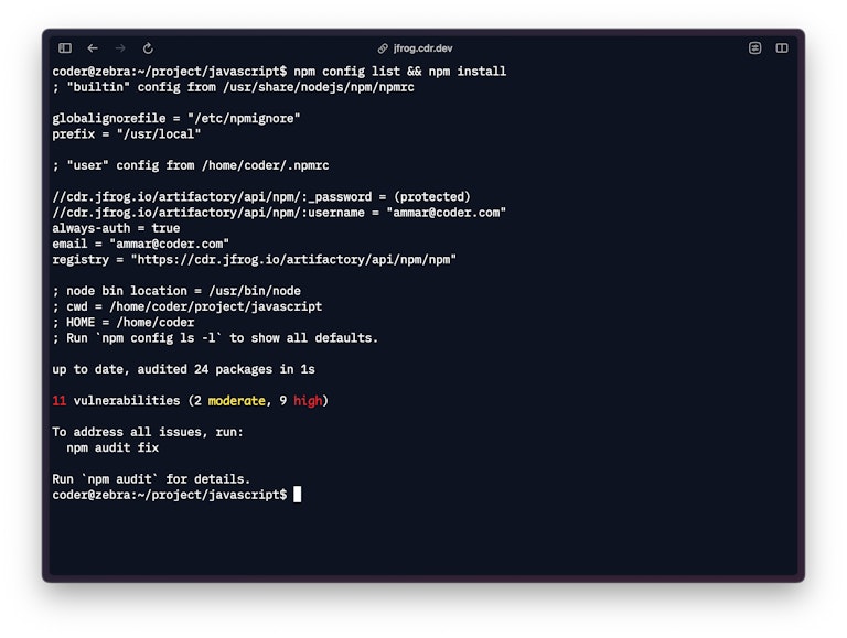 Seamless Security With Artifactory And Coder Blog Coder