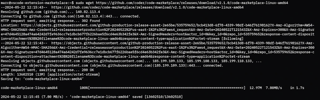 Running a private VS Code Extension Marketplace - Blog - Coder