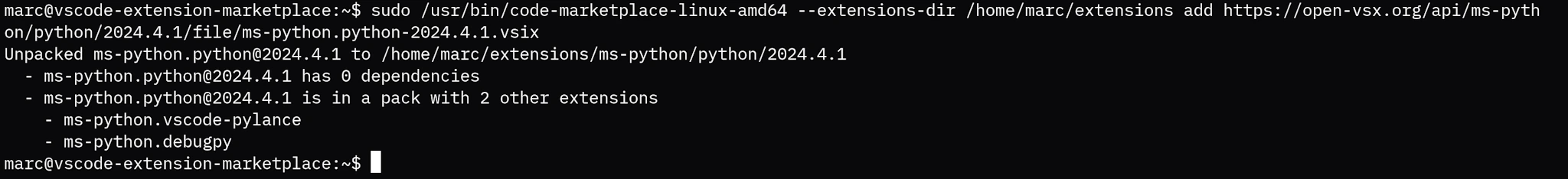 Running a private VS Code Extension Marketplace - Blog - Coder
