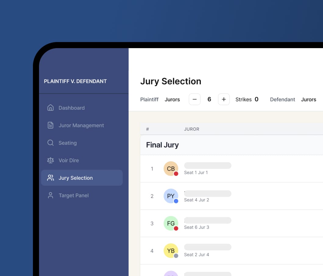Jury Selection Software for Trial Lawyers | Momus Analytics