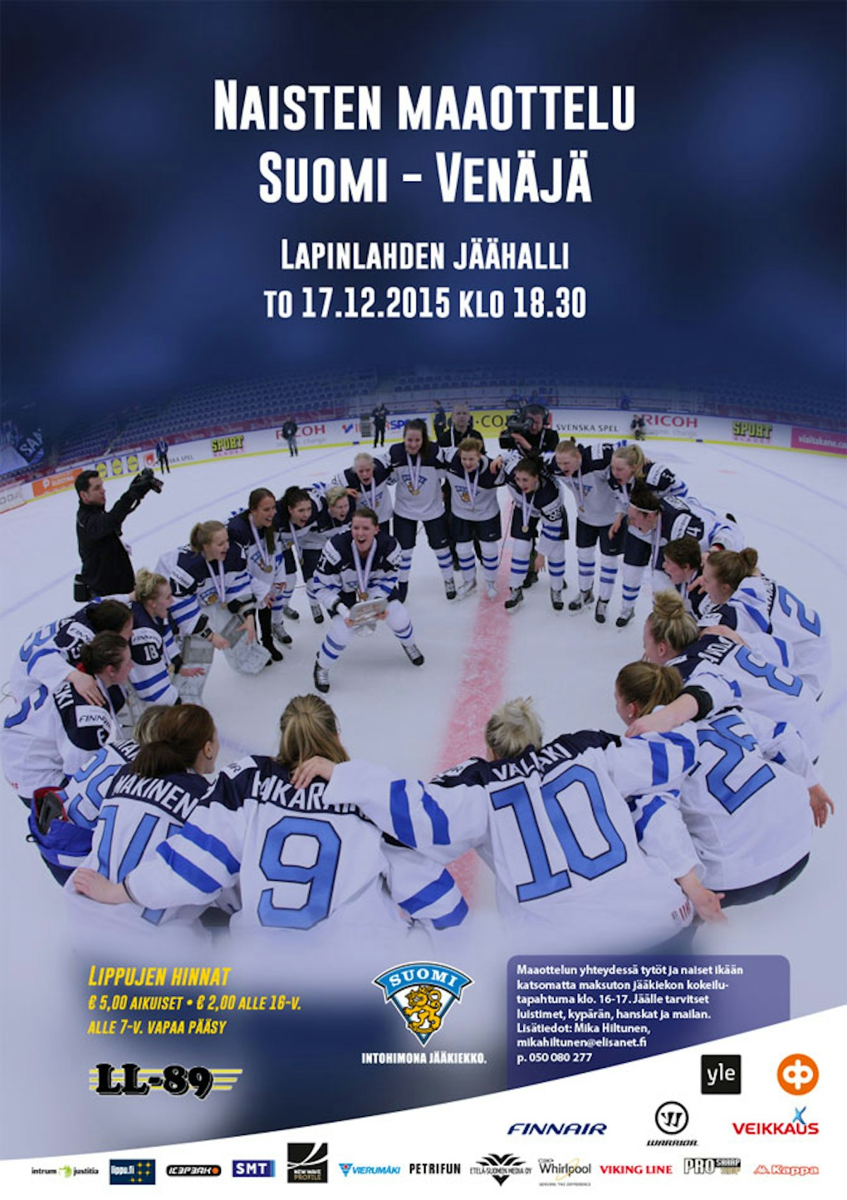 Naisleijonat kotiturnauksessaan kaukaloon torstaina - Lapinlahdella ...