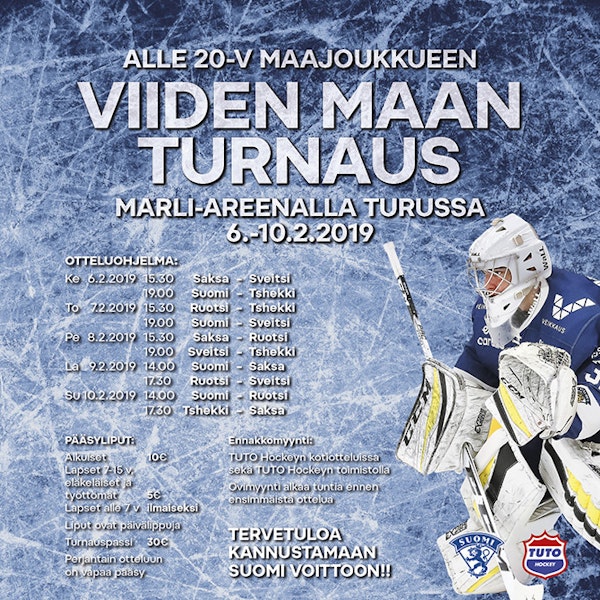 U20 Nuoret Leijonat näillä kentällisillä Tshekki-otteluun Kupittaalla ...