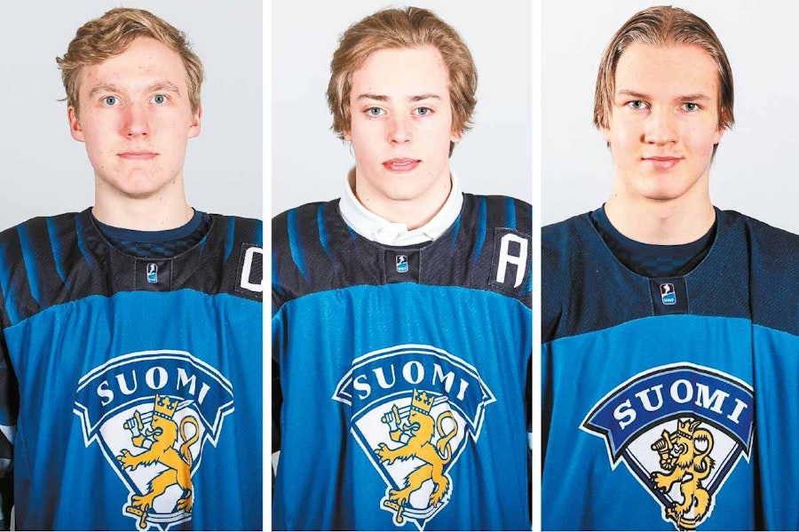 Pikkuleijonien MM-kapteenisto: Räsänen, Aaltonen, Lundell - Leijonat