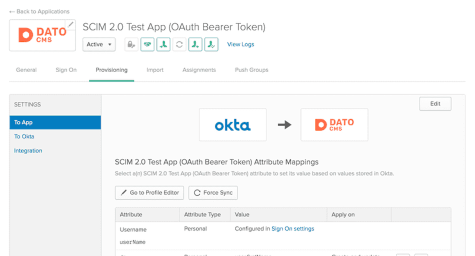 SSO Okta integration is online! - DatoCMS