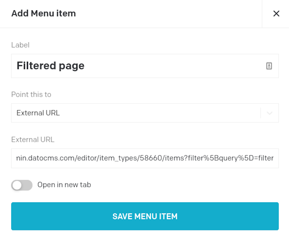 CMS UI improvements — DatoCMS