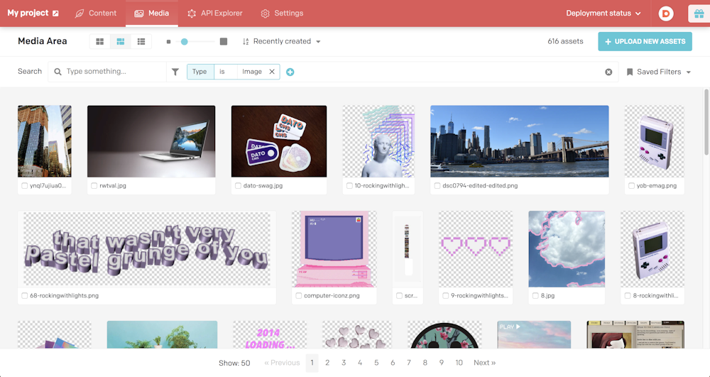 Media Area — DatoCMS