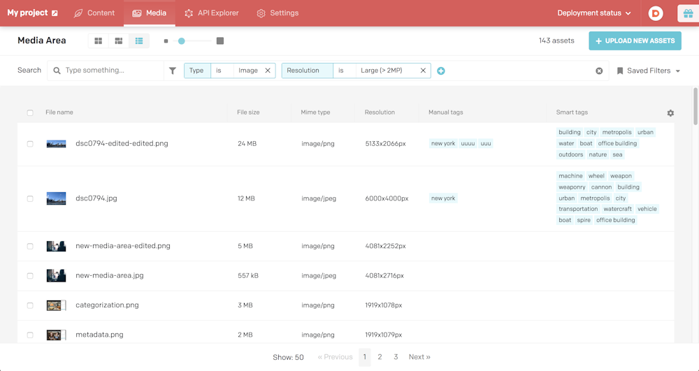 Media Area — DatoCMS