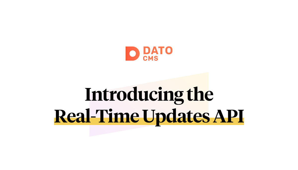 GraphQL real-time CMS - Get your content in real-time