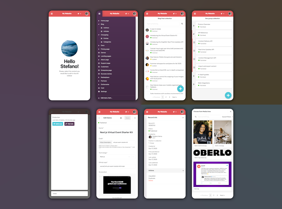Mobile editing interface at last! — DatoCMS