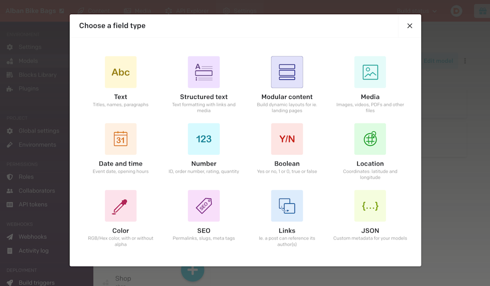 Modular Content Fields — Datocms 1627