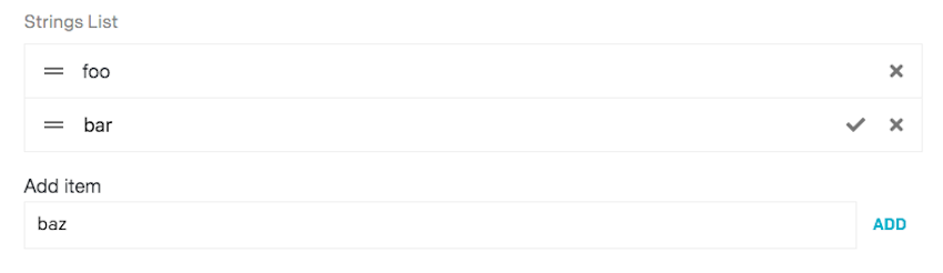 Typed List Editor - Plugins - DatoCMS Typed List Editor - Plugins - DatoCMS