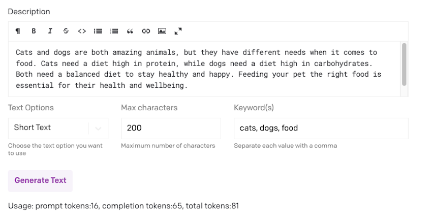 AI Content Generator - Plugins — DatoCMS