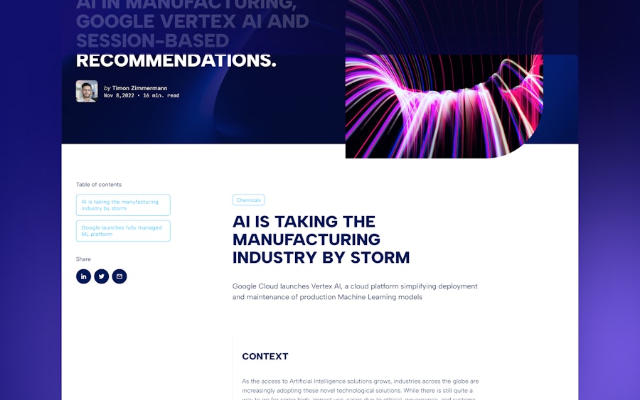Visium | Ocitocine | DatoCMS Partners